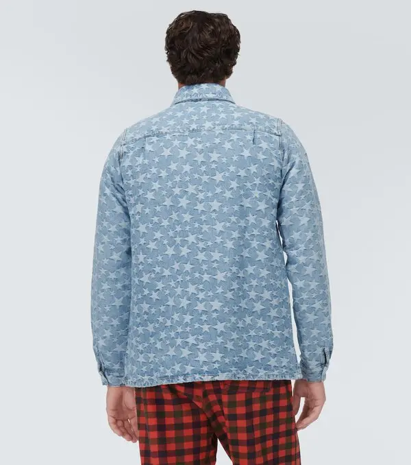 ERL Jacquard Denim Overshirt
