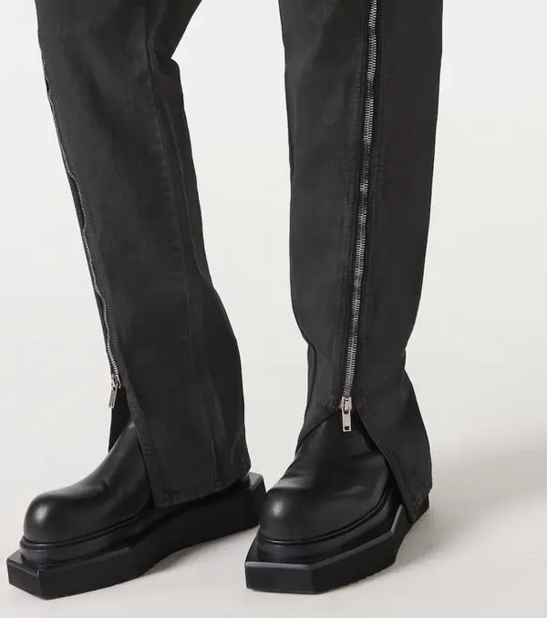 Rick Owens Bolan Banana High-rise Bootcut Jeans