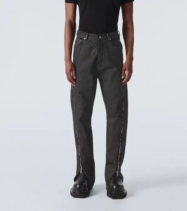 Rick Owens Bolan Banana High-rise Bootcut Jeans