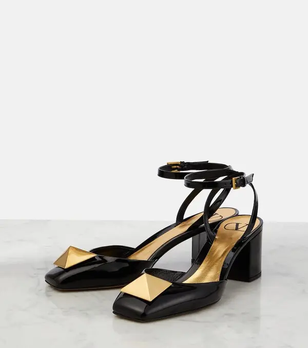 Valentino Garavani One Stud Patent Leather Pumps