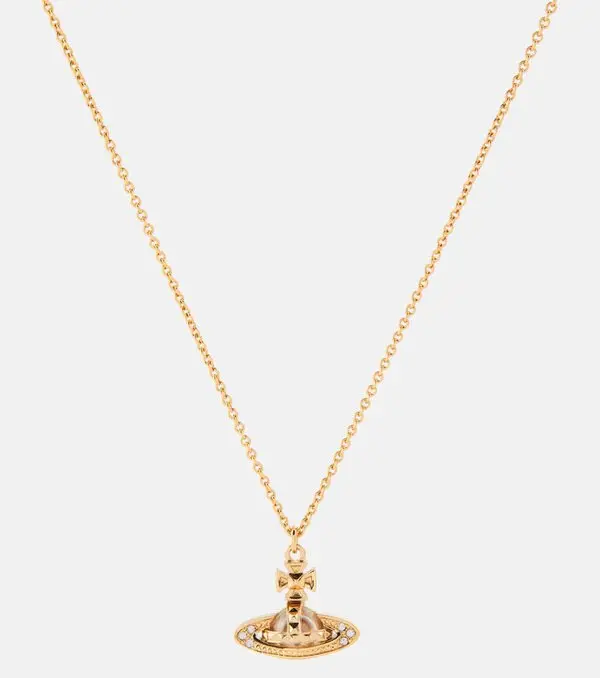 VIVIENNE WESTWOOD Pina Crystal-embellished Necklace - Gold