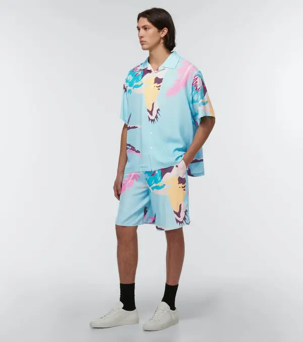 DUE DILIGENCE Printed Shorts