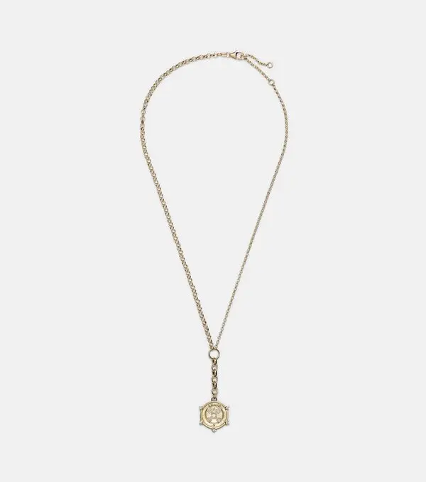 FOUNDRAE Amate True Love 18kt Yellow Chain Necklace With Diamonds - Gold