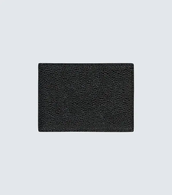 Thom Browne Leather Cardholder - Black