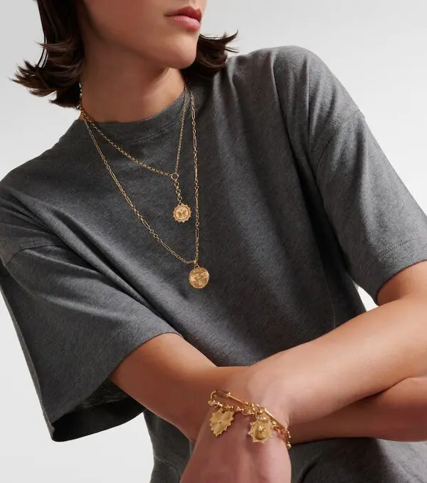 FOUNDRAE Reverie 18kt Yellow Chain Necklace With Diamonds