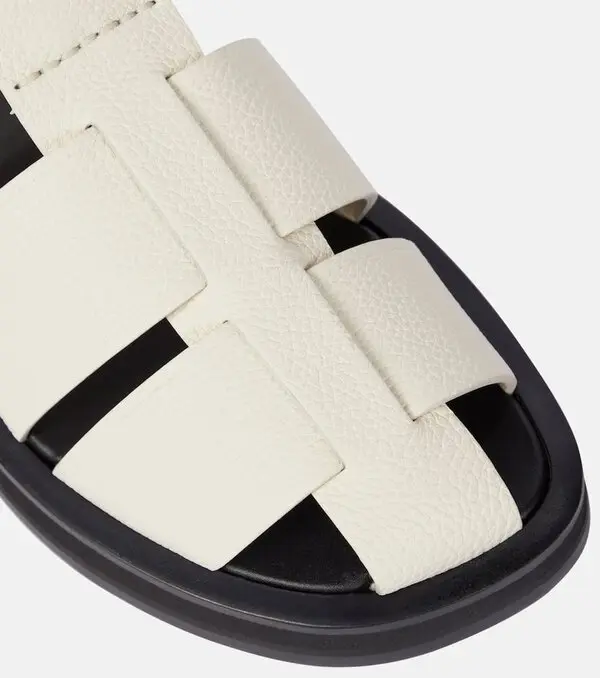 THE ROW Fisherman Leather Sandals