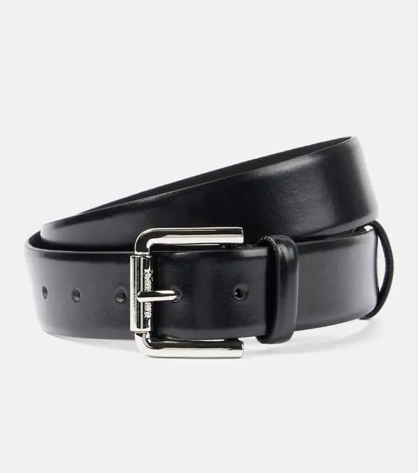 Max Mara Leather Belt - Black