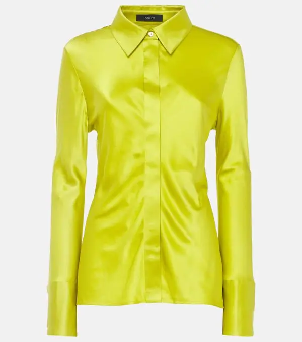 JOSEPH Brunel Silk Satin Blouse