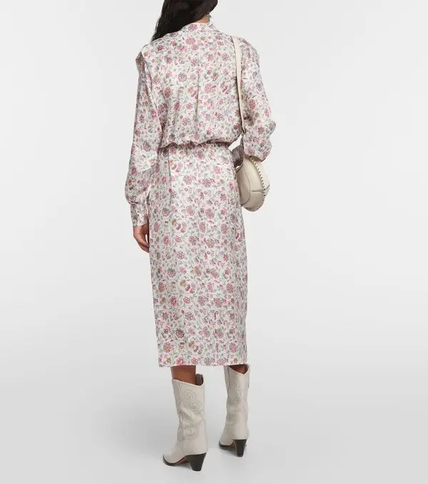 Isabel Marant Étoile Lokeya Floral Midi Dress