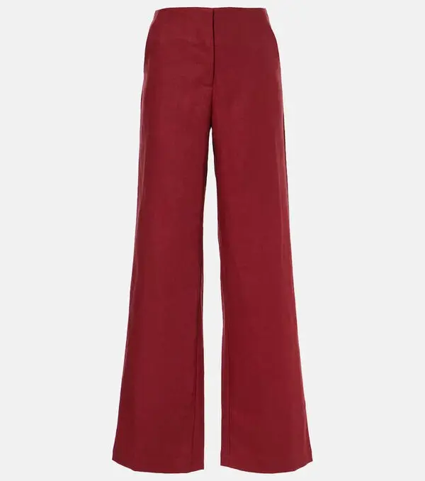 Faithfull The Brand Lulea Wide-leg Linen Pants