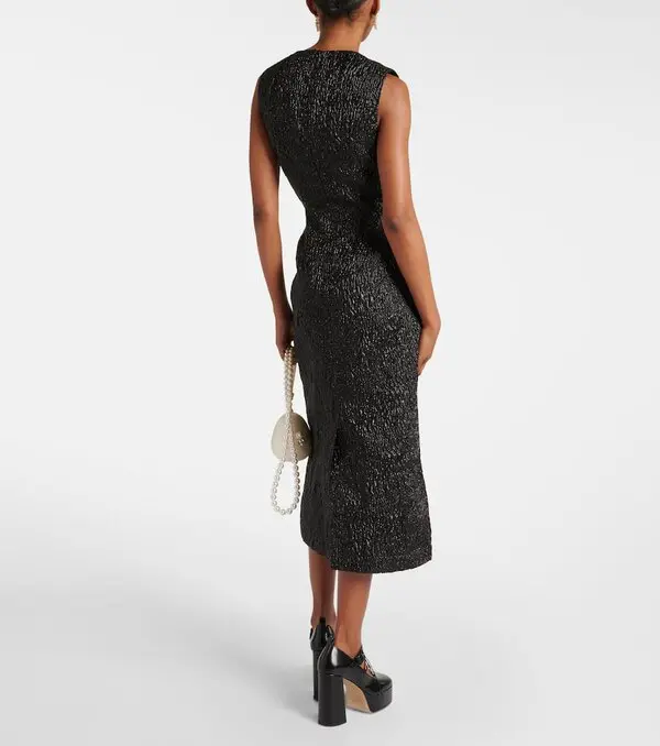 Simone Rocha Cloque Midi Dress