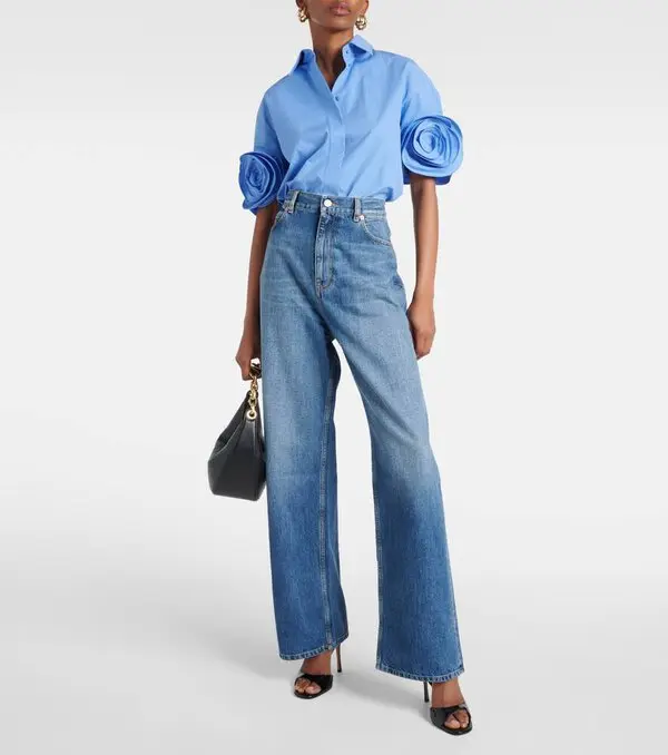 Valentino Garavani High-rise Straight Jeans