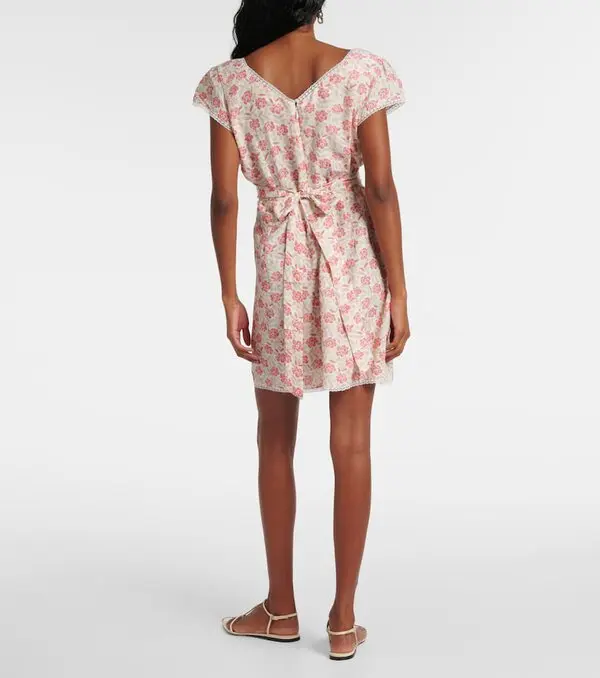 Rixo Alexandra Floral Mini Dress