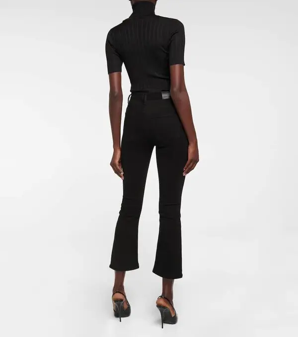 Citizens Of Humanity Isola Mid-rise Jeans In Plush - Black