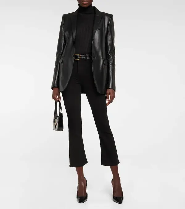 Citizens Of Humanity Isola Mid-rise Jeans In Plush - Black