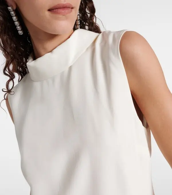 Rixo Bridal Candice Feather-trimmed Minidress