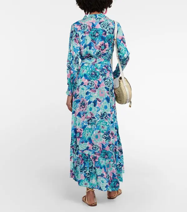Poupette St Barth Kimi Printed Maxi Dress