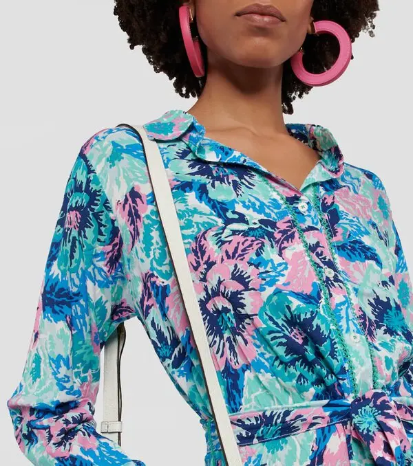 Poupette St Barth Kimi Printed Maxi Dress