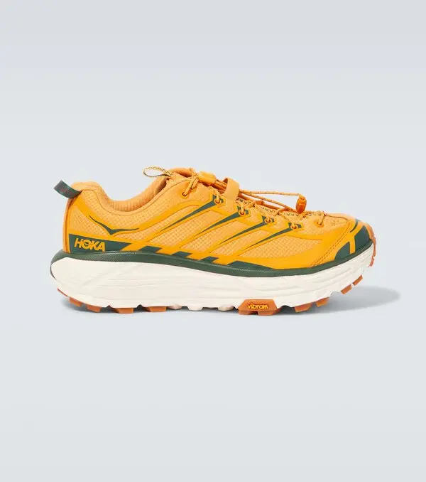 Hoka One One Mafate Three2 Lace-up Sneakers - Yellow