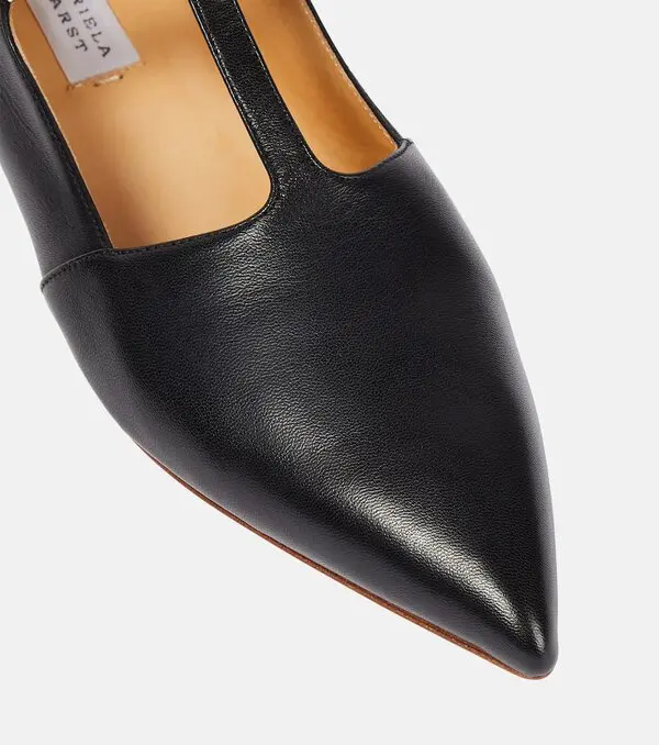Gabriela Hearst Lola Leather Ballet Flats