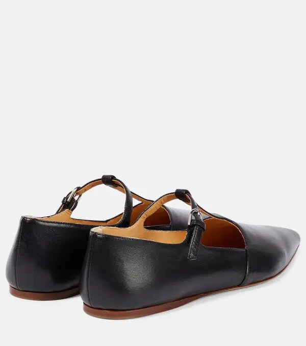 Gabriela Hearst Lola Leather Ballet Flats