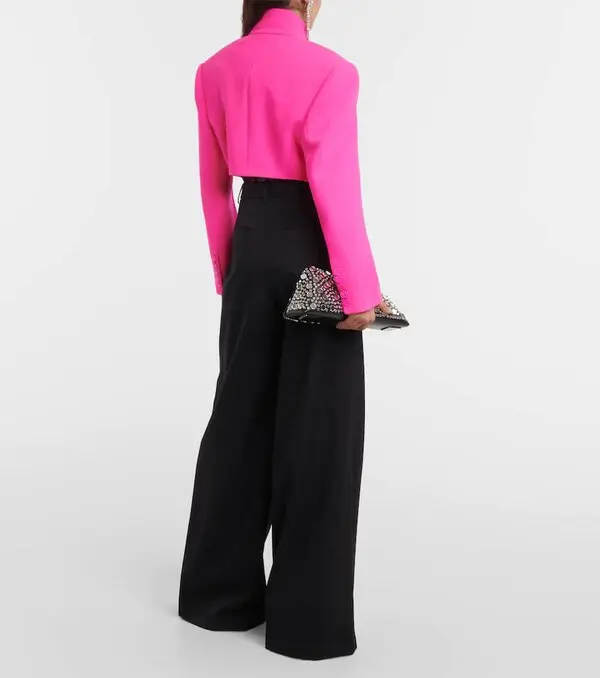 Alexandre Vauthier Cropped Wool Jacket