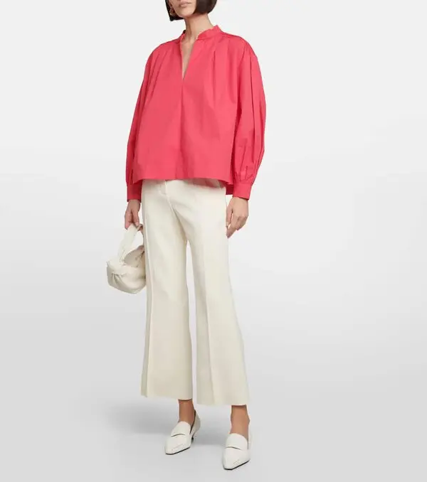 Co V-neck Cotton Blouse