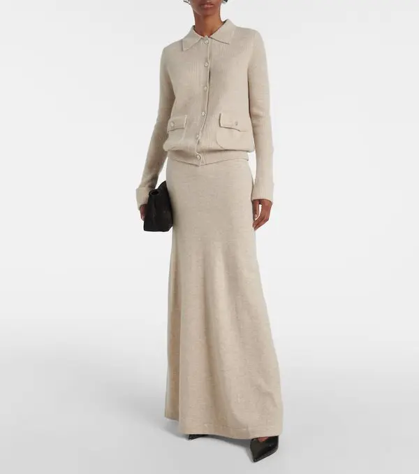 AYA MUSE Luna Cashmere Maxi Skirt