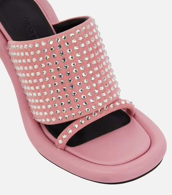 JW Anderson Embellished Leather Mules