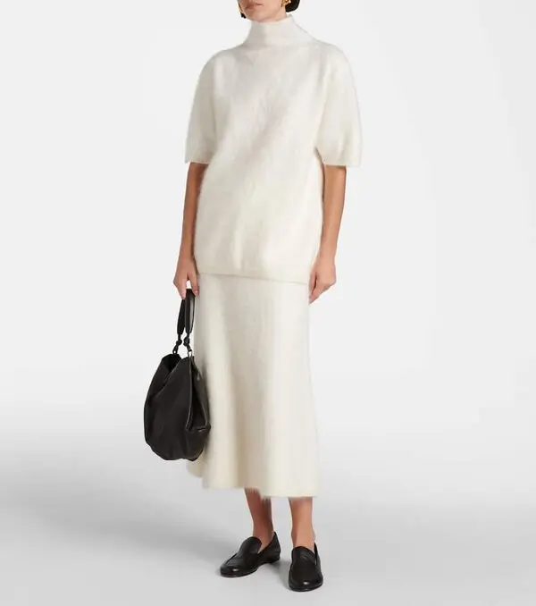 LISA YANG Madelene Cashmere T-shirt - White