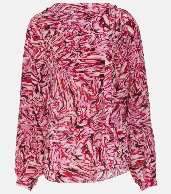 Isabel Marant Tiphaine Printed Blouse