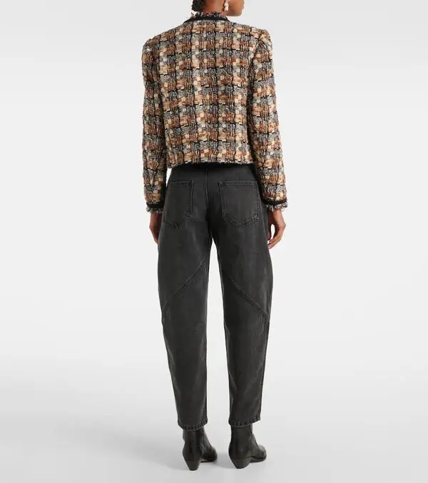Isabel Marant Étoile Kerry Cropped Wool-blend Jacket