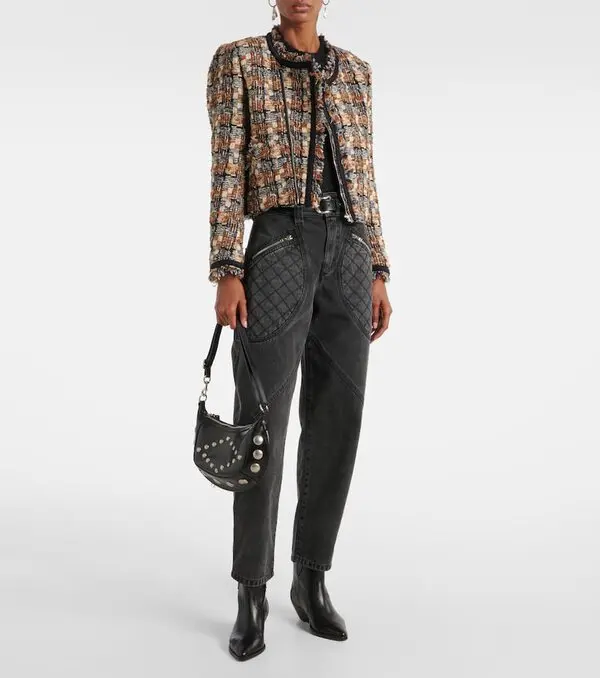 Isabel Marant Étoile Kerry Cropped Wool-blend Jacket