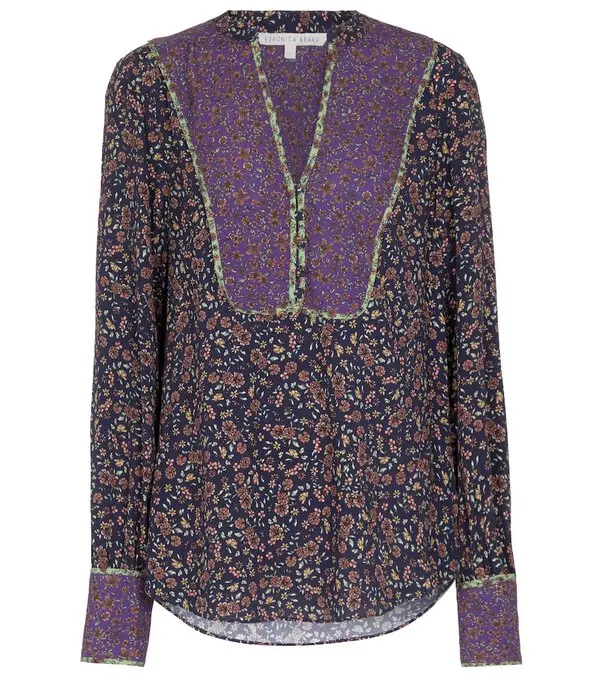 Veronica Beard Betta Floral Blouse
