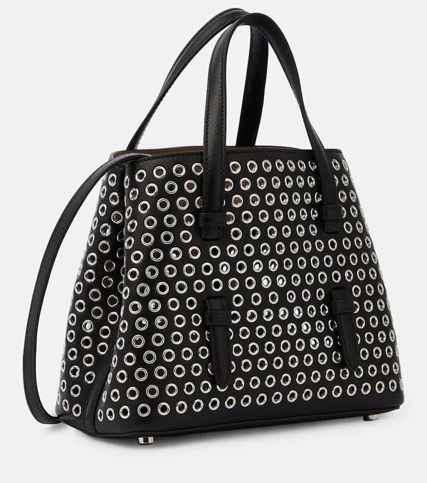 Alaïa Mina 20 Embellished Leather Tote Bag