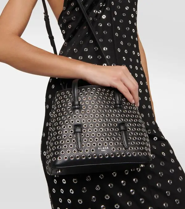 Alaïa Mina 20 Embellished Leather Tote Bag