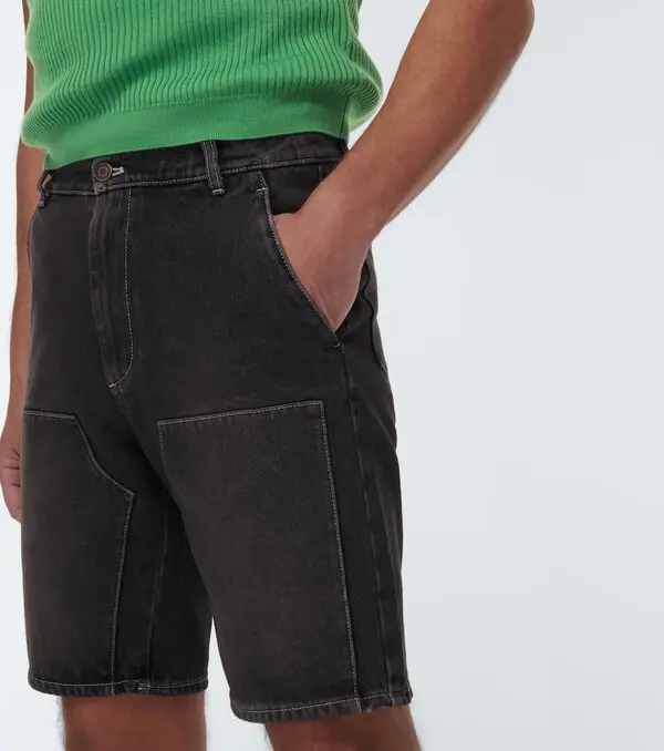 WINNIE N.Y.C Patchwork Denim Shorts