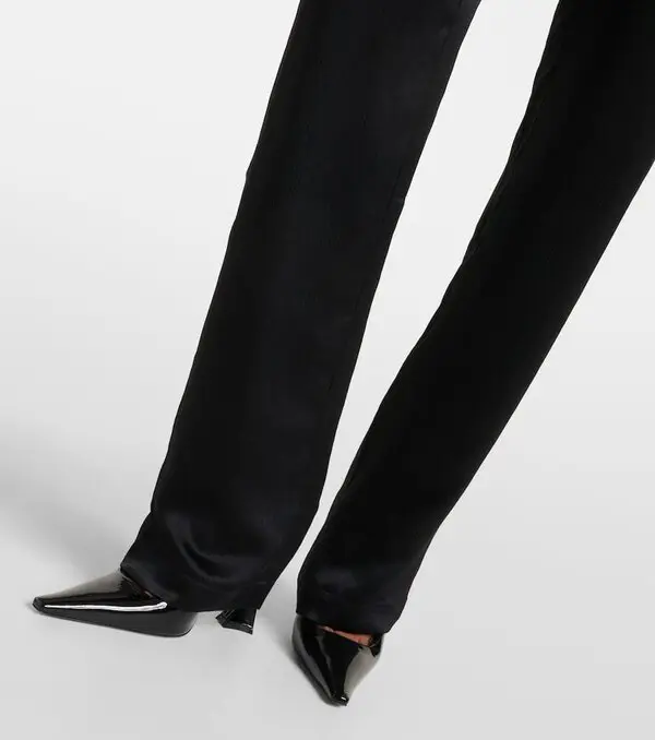Tove Remi High-rise Silk Straight Pants