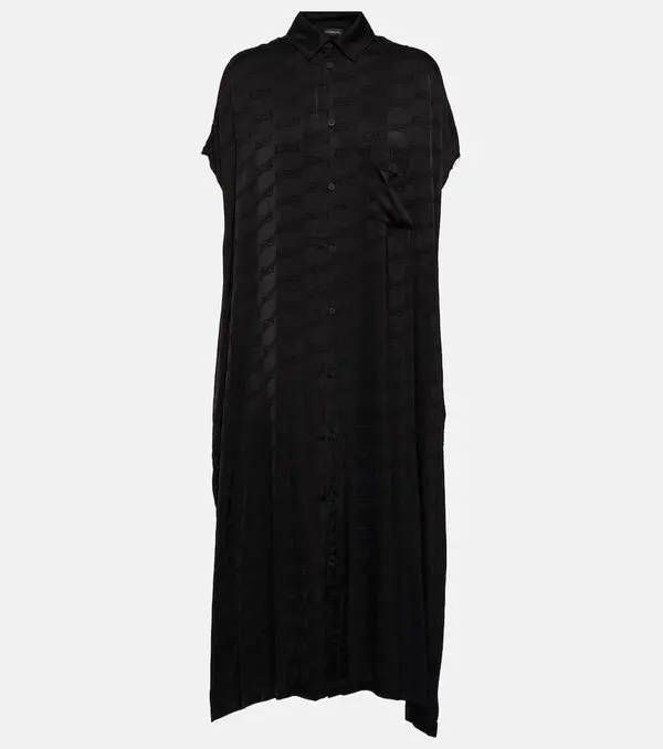 Balenciaga Bb Midi Shirt Dress
