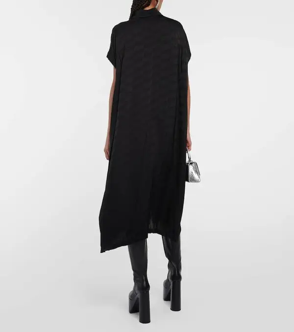Balenciaga Bb Midi Shirt Dress