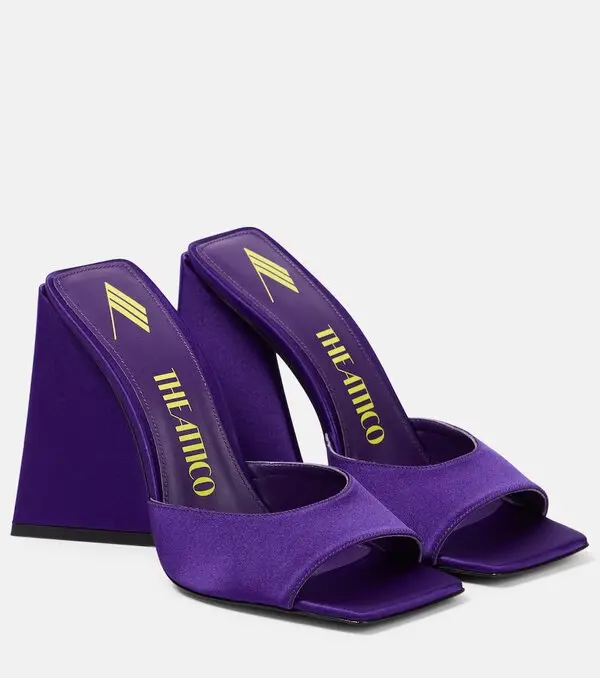 Attico Devon Satin Mules