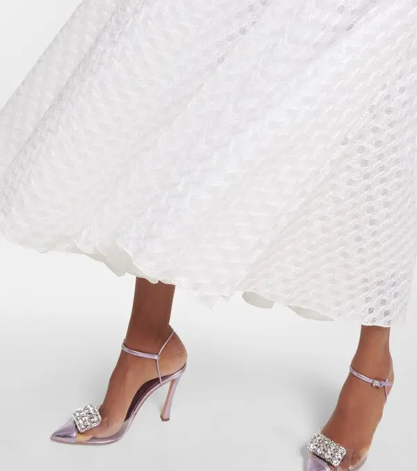 Giambattista Valli Macrame Midi Skirt