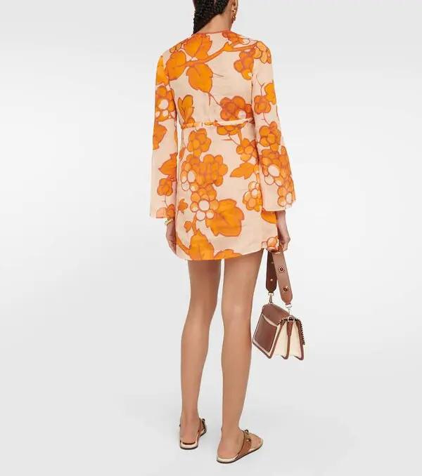 Etro Printed Ramie Tunic