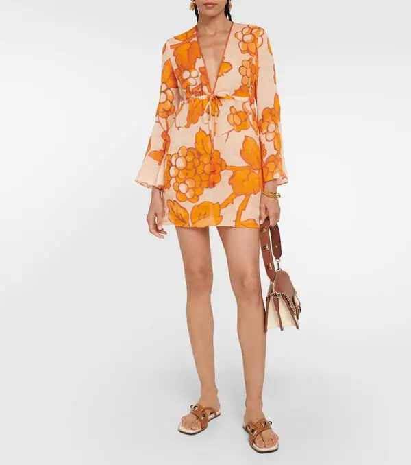 Etro Printed Ramie Tunic