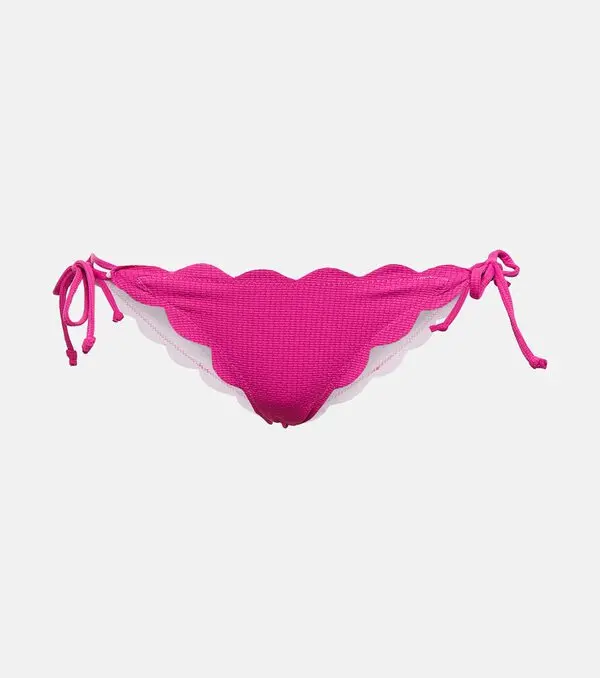 Marysia Scalloped Bikini Bottom - Purple