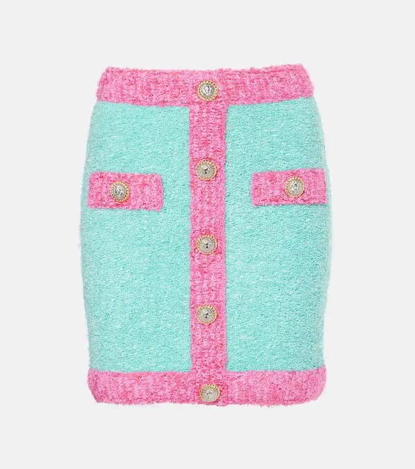 Balmain Knitted Miniskirt