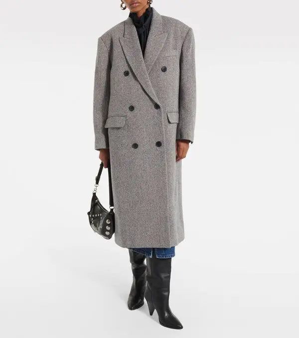 MARANT ETOILE Lexana Wool-blend Coat