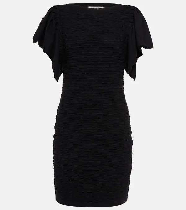 Dorothee Schumacher Cotton-blend Minidress - Black
