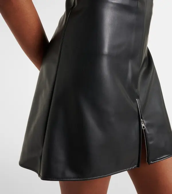 COURREGES Faux Leather Mini Dress