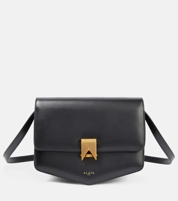 Alaïa Le Papa Small Leather Crossbody Bag - Black